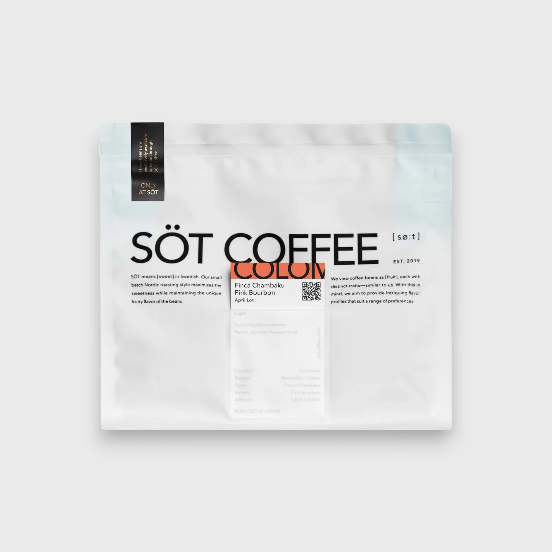 SOT Coffee Roaster COLOMBIA Finca Chambaku Pink Bourbon "April" Lot ...